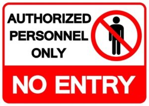 Authorized Personnel Only Sign | iPrints Nigeria
